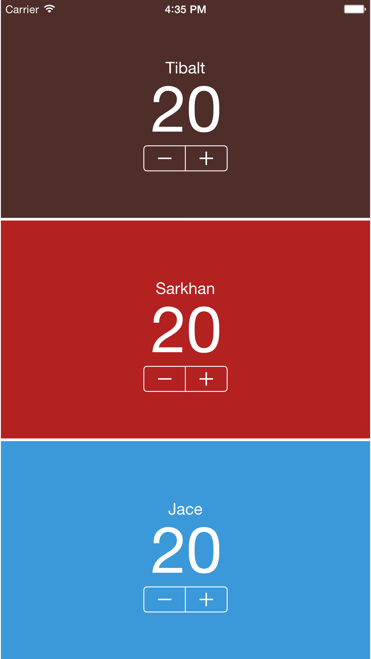 ScoreCard - Life Counter for Magic: The Gathering